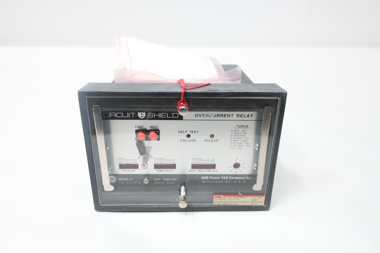 ABB 446S1201 CIRCUIT SHIELD OVERCURRENT OTHER RELAY - MRO INDUSTRIAL