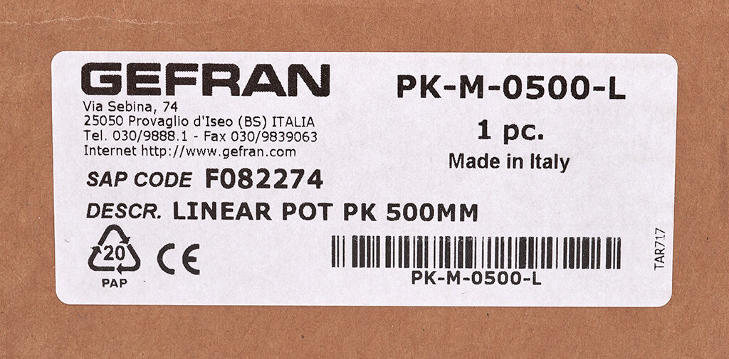 Gefran PK-M-0500-L - EZControles