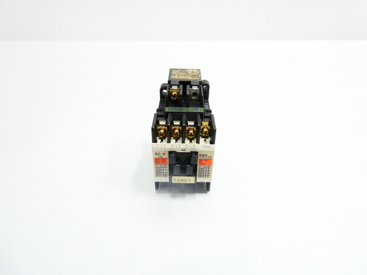 FUJI 4NC0F0 SC-0 100-110V-AC 13A AMP 5HP AC CONTACTOR - MRO INDUSTRIAL