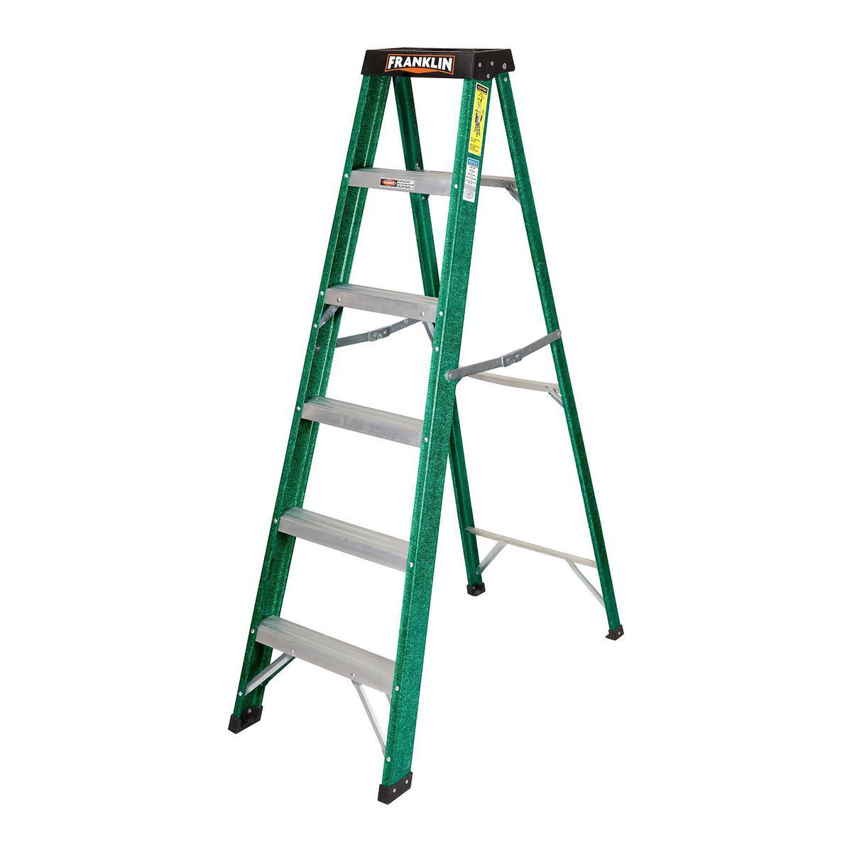 Franklin 6 Ft., Type II, 225 lb. Fiberglass Step Ladder - 64594 ...