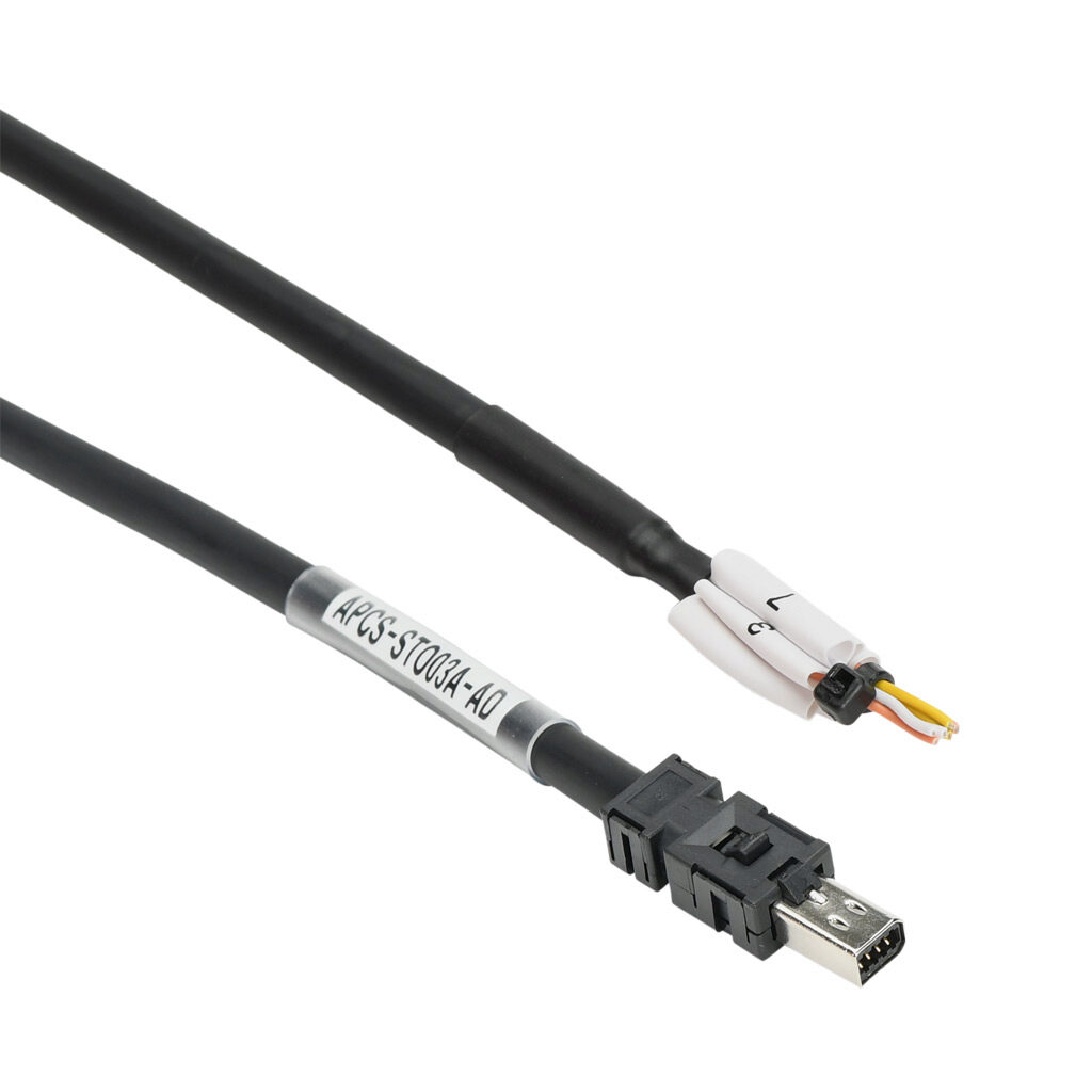 APCS-STO03A-AD - LS Electric STO cable, 6-pin connector to pigtail, 1ft ...