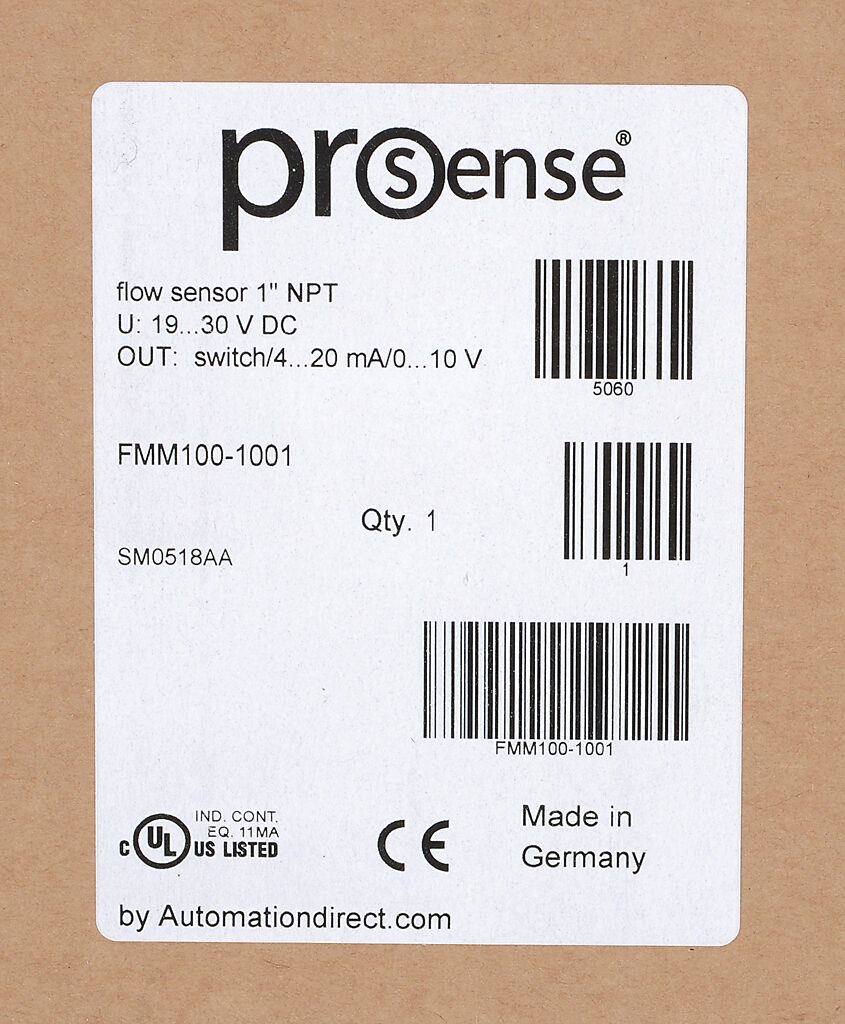ProSense FMM100-1001 - EZControles