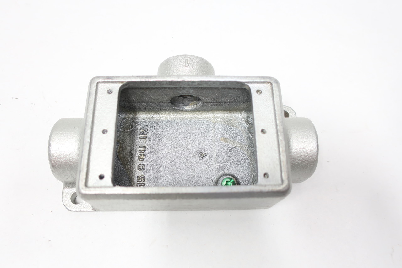 CROUSE HINDS FSCT2 CONDULET SINGLE GANG DEVICE BOX IRON 3/4IN CONDUIT ...