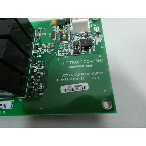 Trane QUAD RELAY OUTPUT REV C PCB CIRCUIT BOARD - 6400-1126-03 - FerreDepot