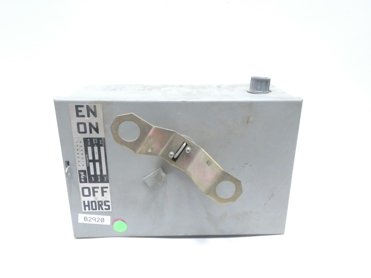 FPE LBS2531B 3P 60A AMP 600V-AC FUSIBLE DISCONNECT SWITCH - MRO INDUSTRIAL