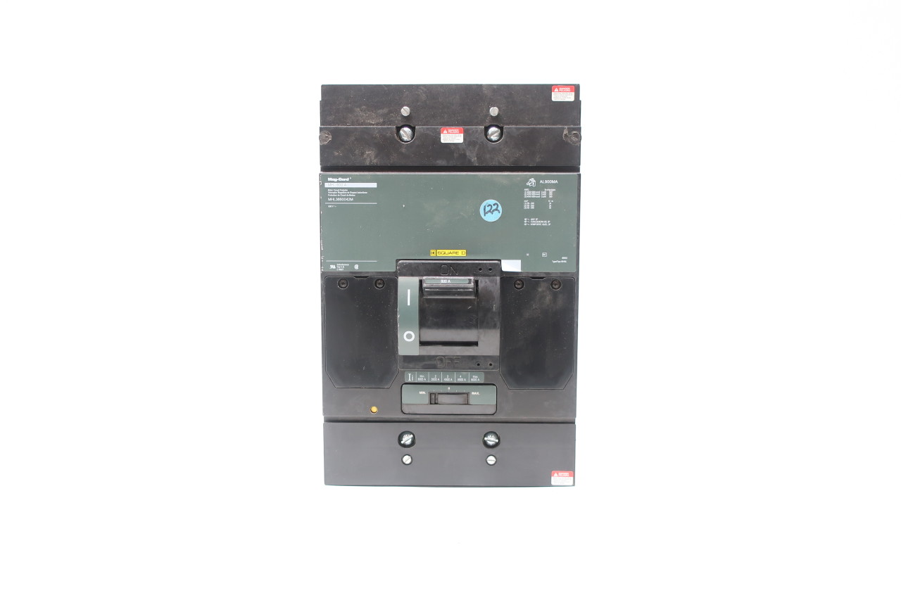 SQUARE D MHL3660042M 3P 600A AMP 600V-AC MOLDED CASE CIRCUIT BREAKER ...