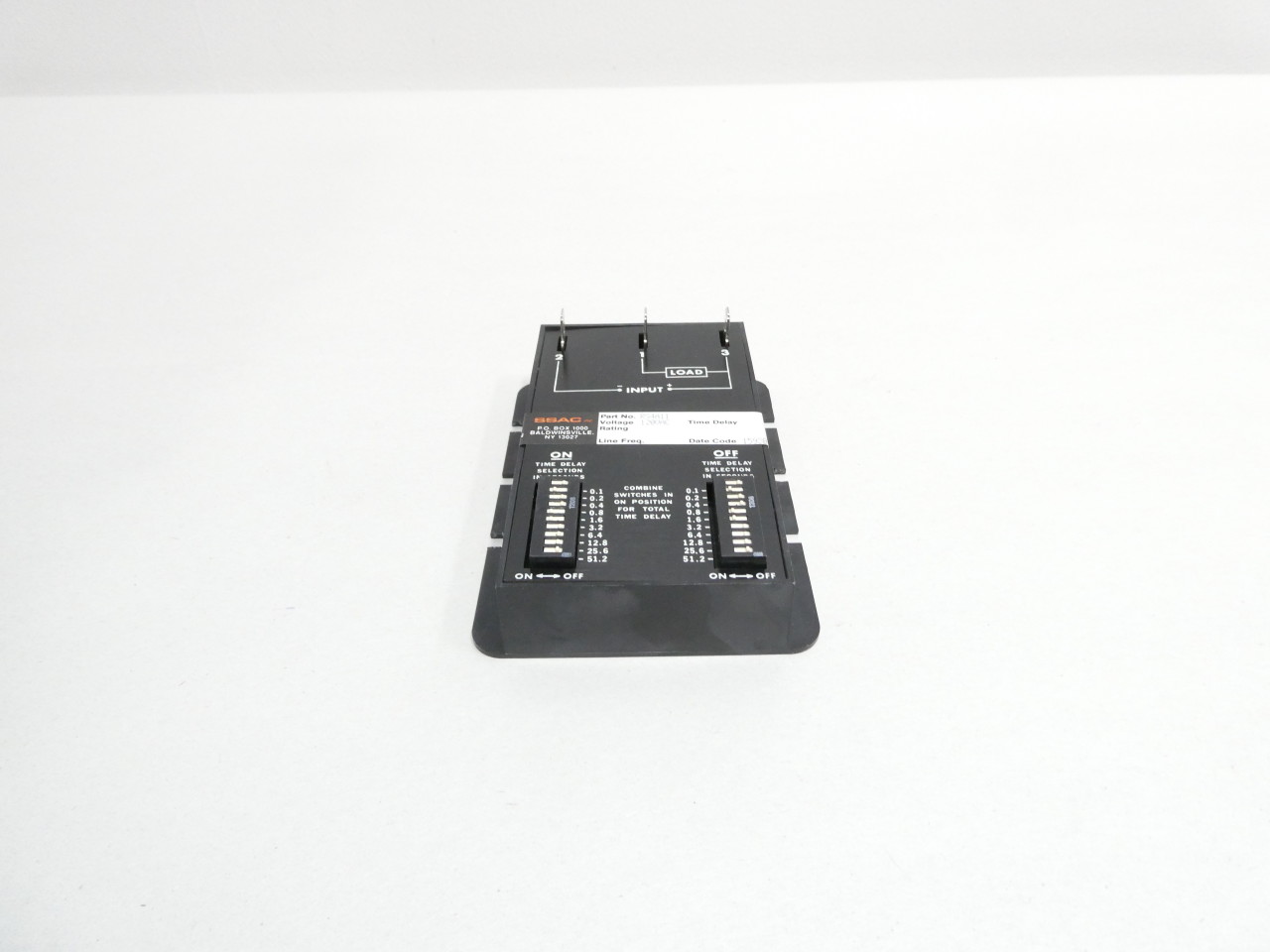 SSAC RS4A11 SOLID STATE TIMING 120V-AC TIME DELAY RELAY - MRO INDUSTRIAL