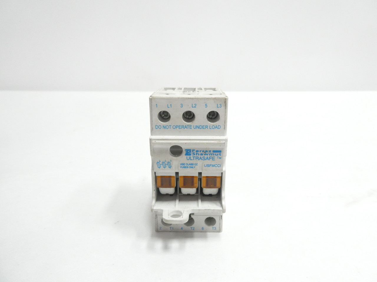 FERRAZ SHAWMUT USFMCCI ULTRASAFE 3P 30A AMP 600V-AC FUSE HOLDER - MRO INDUSTRIAL