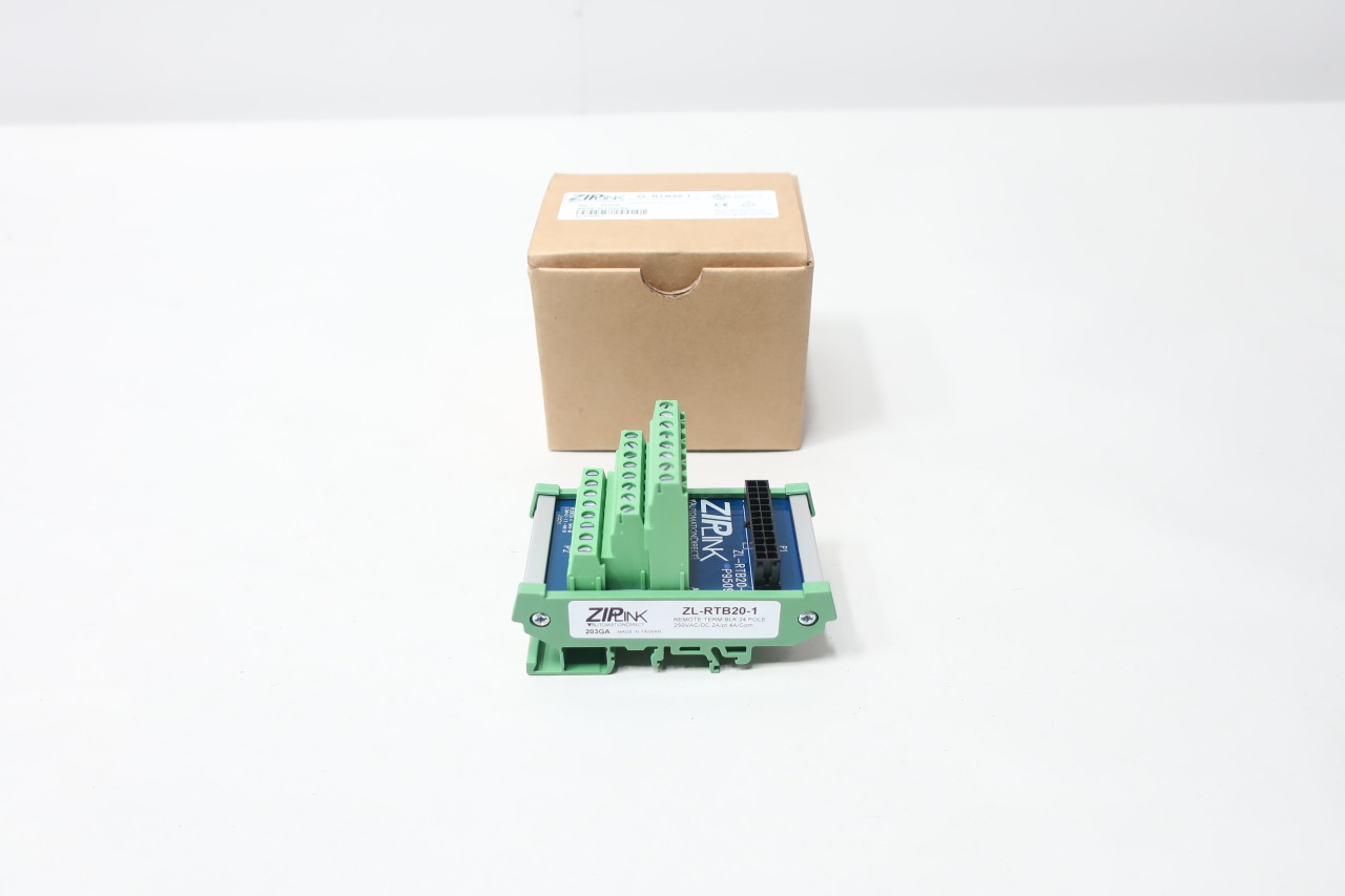 AUTOMATION DIRECT ZL-RTB20-1 ZIPLINK REMOTE TERMINAL AND CONTACT BLOCK ...
