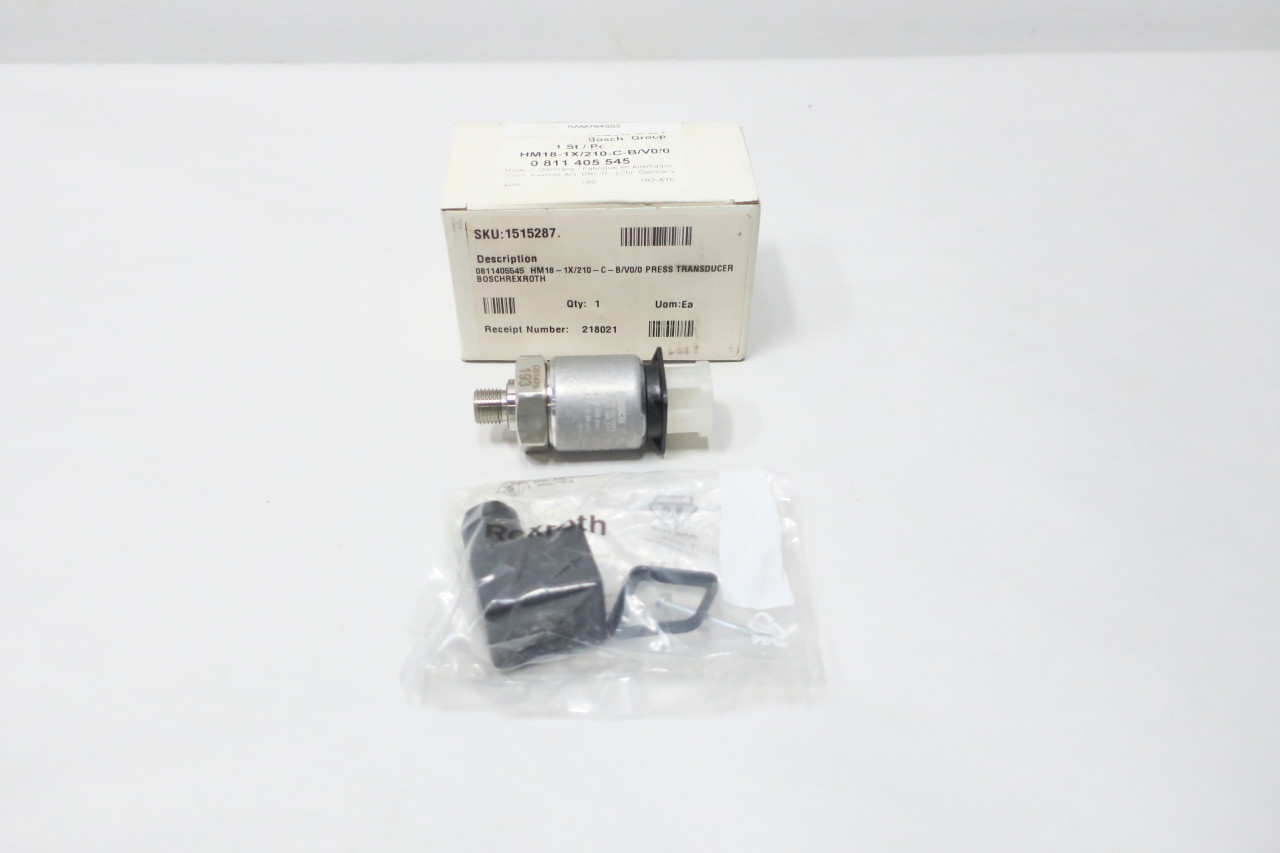 BOSCH REXROTH 0 811 405 545 0-210BAR PRESSURE SENSOR - MRO INDUSTRIAL
