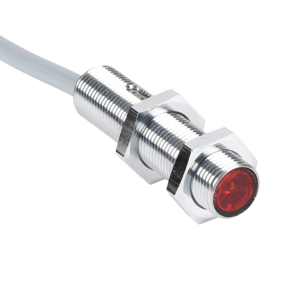 LTR-M12MA-PMK-101 - Contrinex photoelectric sensor, tubular, threaded ...
