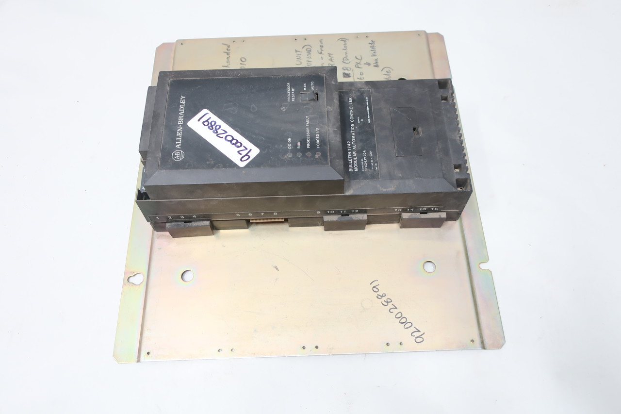 ALLEN BRADLEY 1742-LP120A MODULAR AUTOMATION SER A CONTROLLER MODULE ...