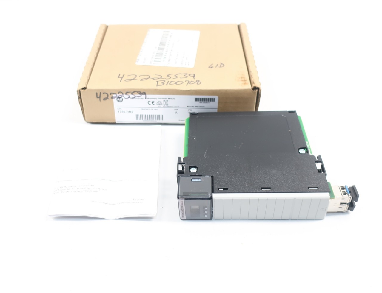 NEW ALLEN BRADLEY 1756-RM2 CONTROLLOGIX REDUNDANCY ENHANCED MODULE SER ...