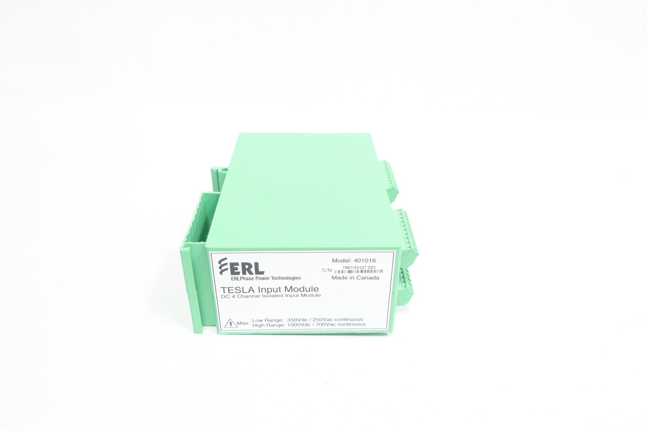 ERL PHASE 401016 TESLA DC 4 CHANNEL ISOLATED INPUT MODULE - MRO INDUSTRIAL