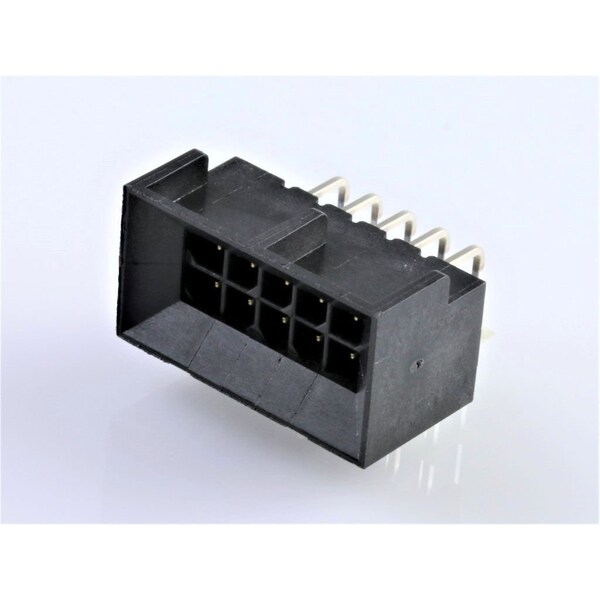 Molex Rectangular Power Connector, 10 Contact(S), Male, Solder Terminal ...