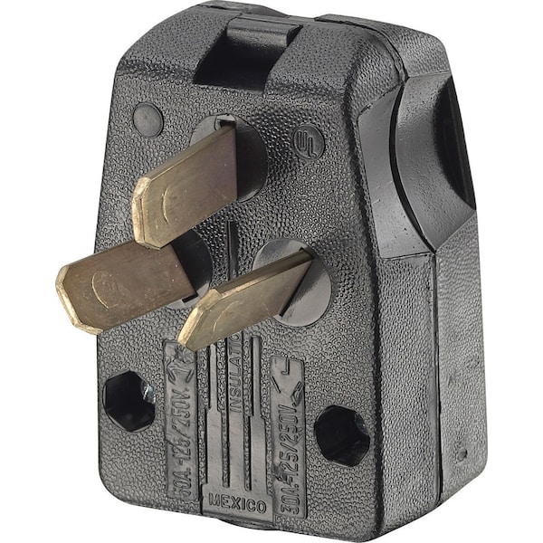 Leviton Angle Plug Nongrnd30/50A - 00287-00E - FerreDepot