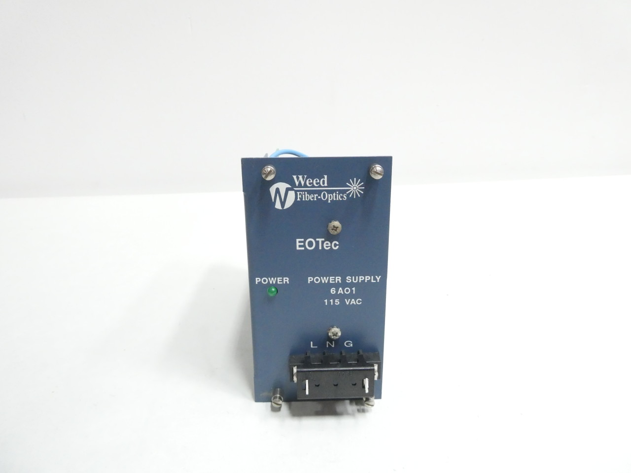 WEED FIBER-OPTICS 6A01 7880-6538-530 POWER SUPPLY MODULE - MRO INDUSTRIAL