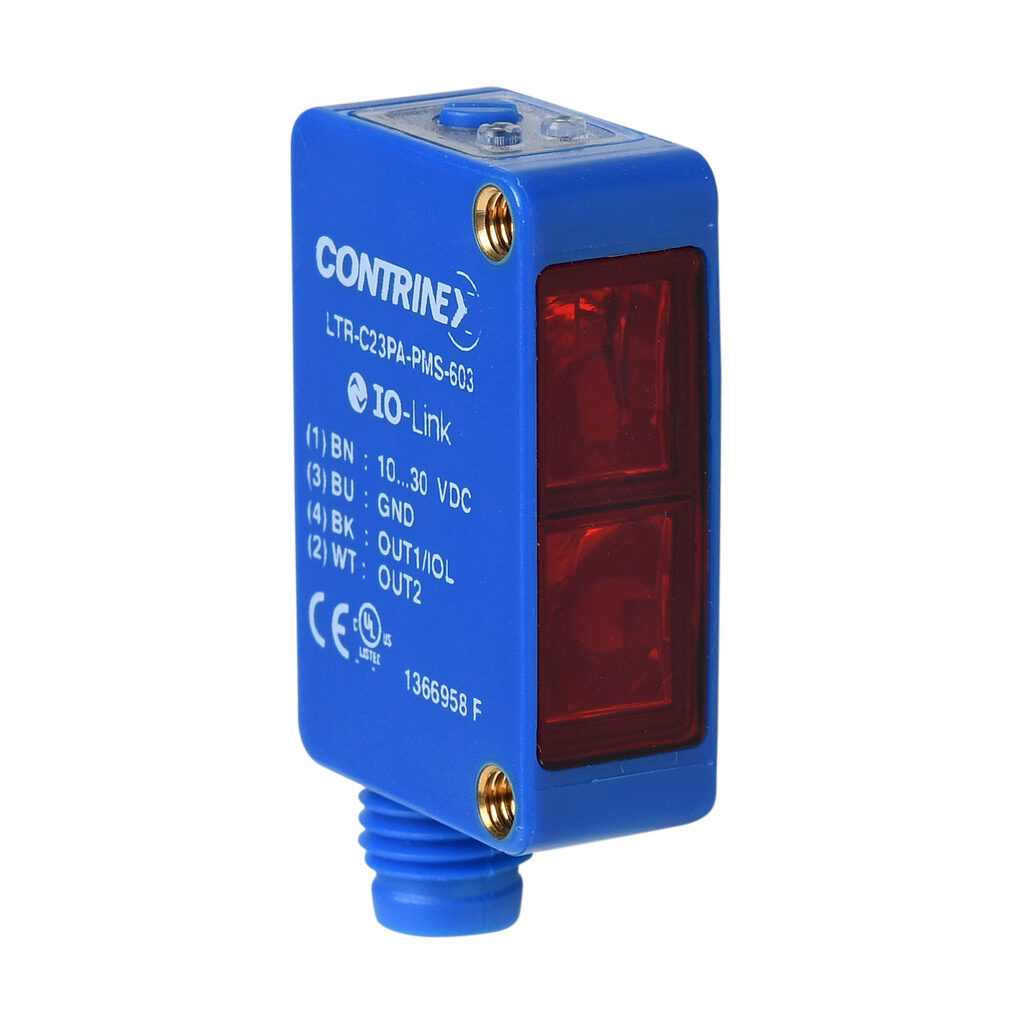 LTR-C23PA-PMS-603 - Contrinex photoelectric sensor, rectangular ...