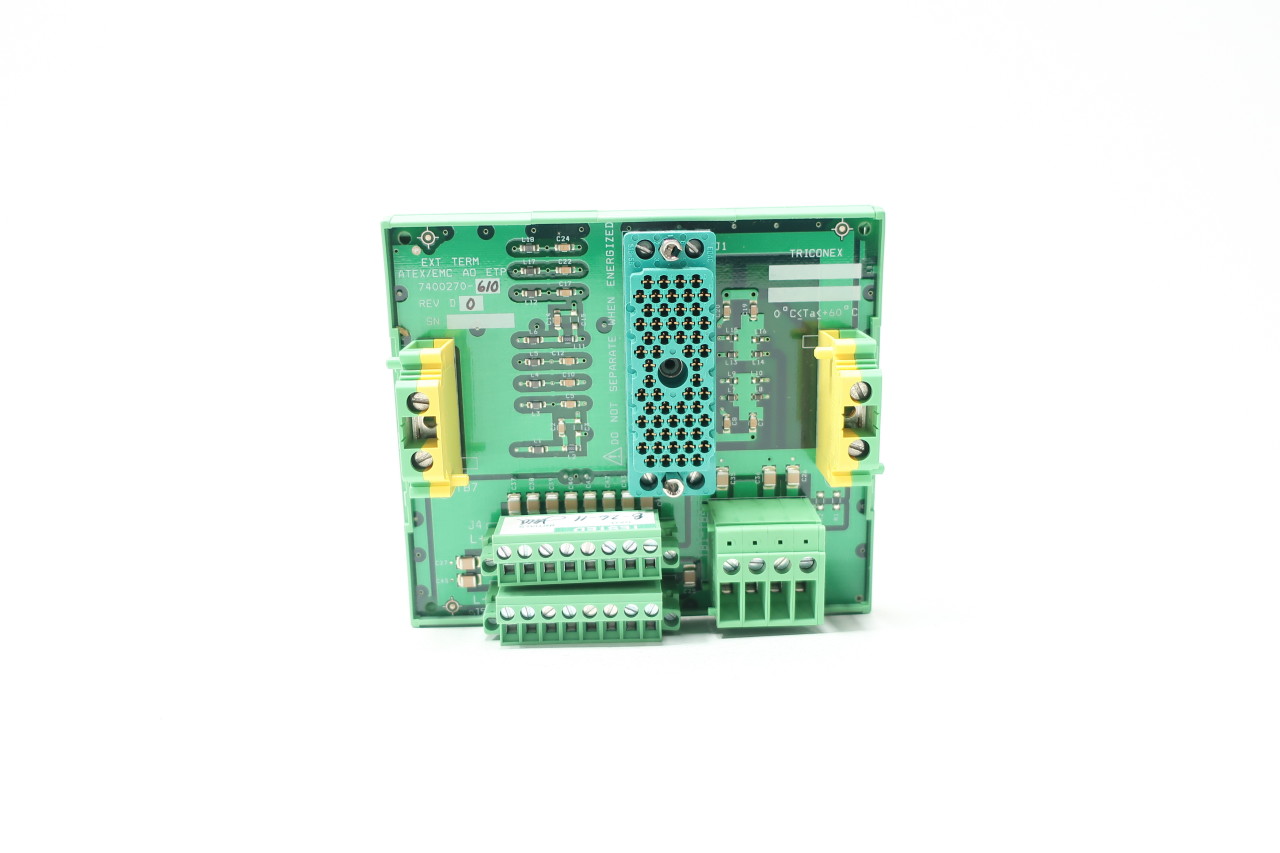 TRICONEX 7400270-610 TERMINAL BOARD REV D PCB CIRCUIT BOARD - MRO ...