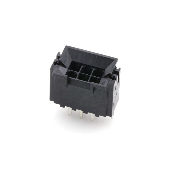 Molex Rectangular Power Connector, 6 Contact(S), Male, Solder Terminal ...