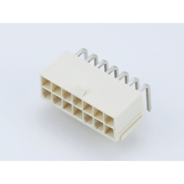 Molex Rectangular Power Connector, 14 Contact(S), Male, Solder Terminal ...