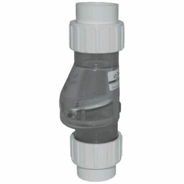 Zoeller Zoeller 30-0041 PVC Quiet Check Solvent Weld Check Valve with 1 ...