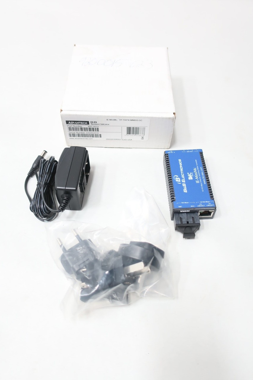 ADVANTECH 855-19721 MEDIA CONVERTER IE-MINIMC ETHERNET AND ...