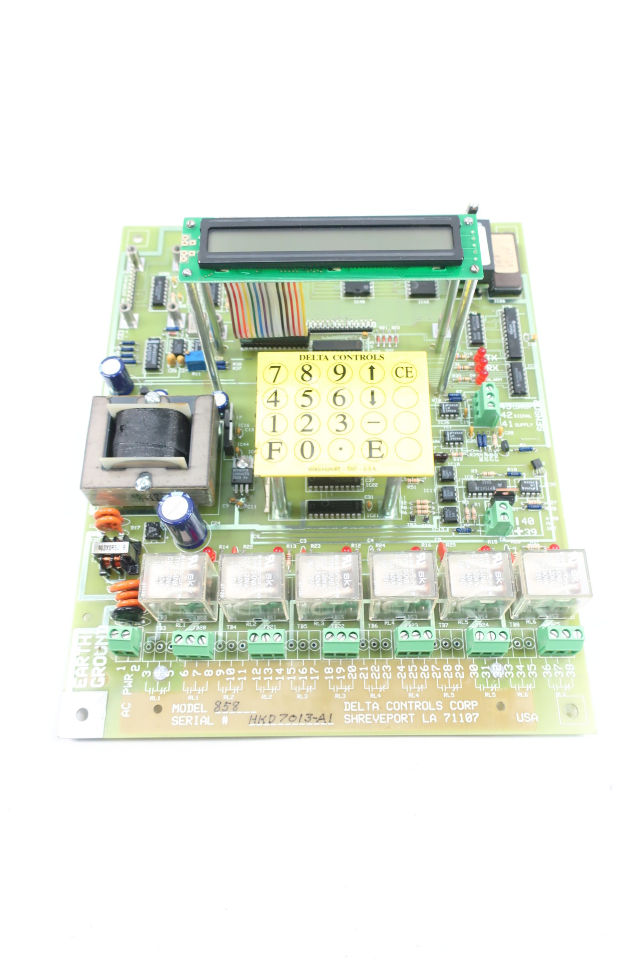 DELTA CONTROLS CORP 858 REV C PCB CIRCUIT BOARD - MRO INDUSTRIAL
