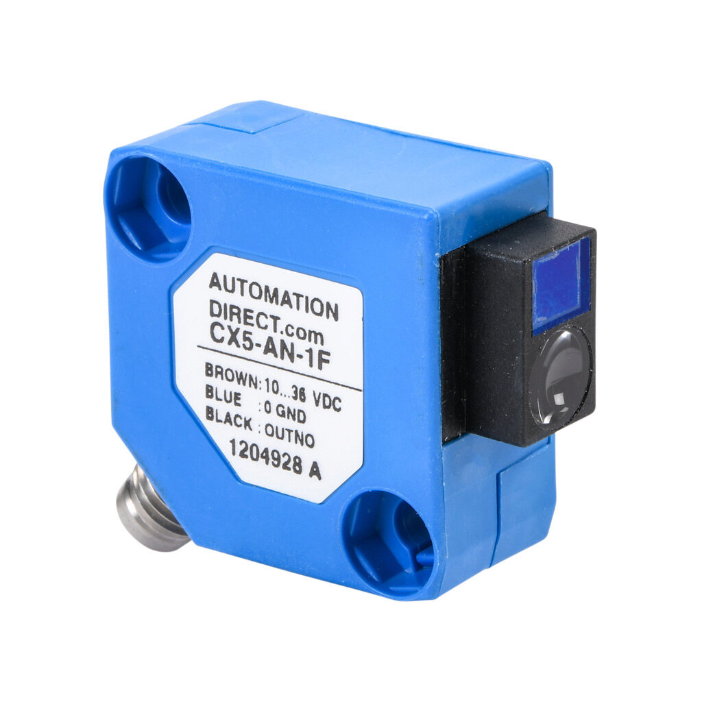 CX5-AN-1F - AutomationDirect photoelectric sensor, rectangular, plastic ...