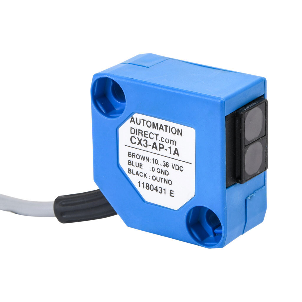 CX3-AP-1A - AutomationDirect photoelectric sensor, rectangular, diffuse ...