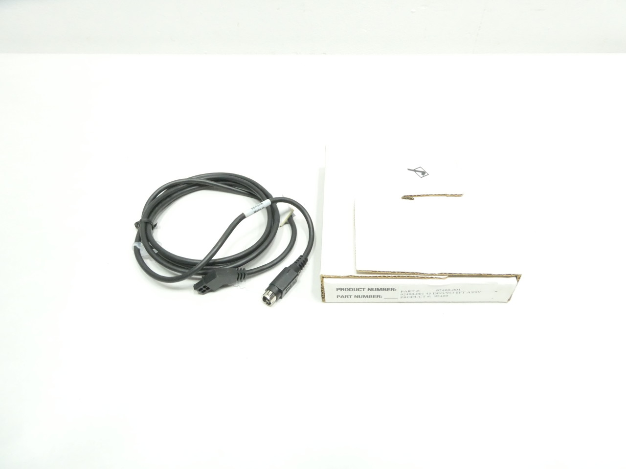 DATAMYTE 92400-001 DATA COLLECTION 6FT CORDSET CABLE - MRO INDUSTRIAL