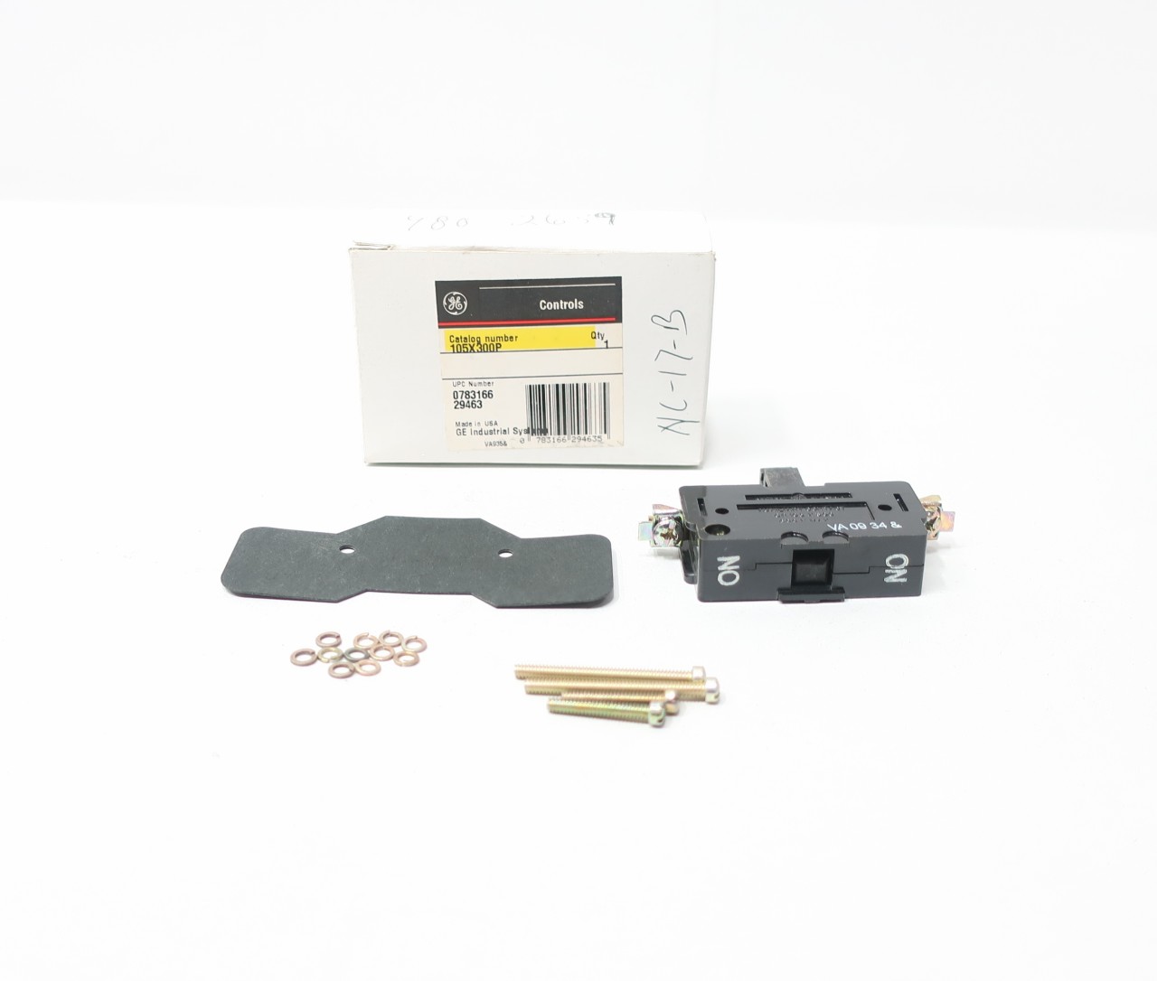 GENERAL ELECTRIC GE 105X300P AUXILIARY CONTACT KIT CONTACTOR PARTS AND ...