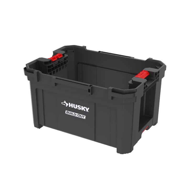 Husky Build-Out 22 in. Modular Tool Storage Large Tool Crate - 22841 ...