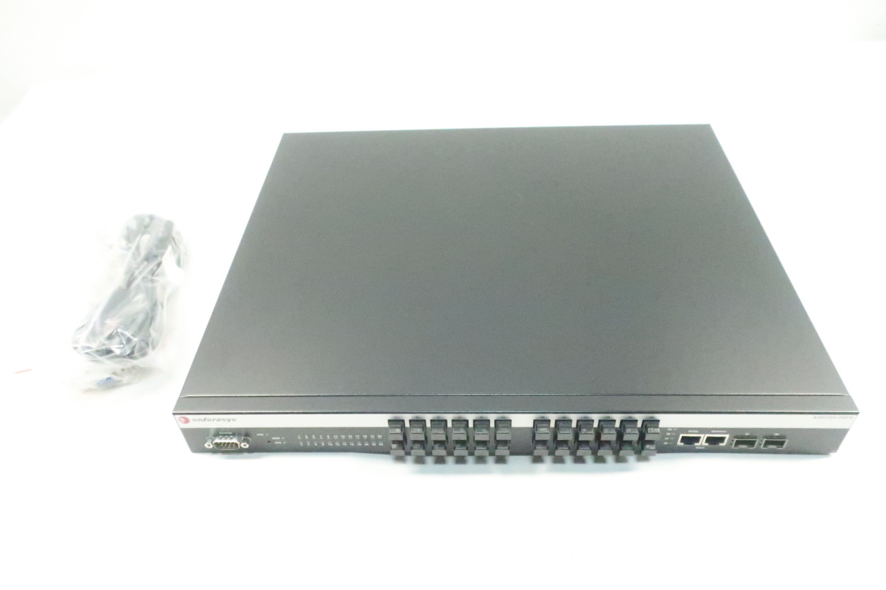 ENTERASYS A4H124-24FX 24 PORT SWITCH ETHERNET AND COMMUNICATION MODULE ...