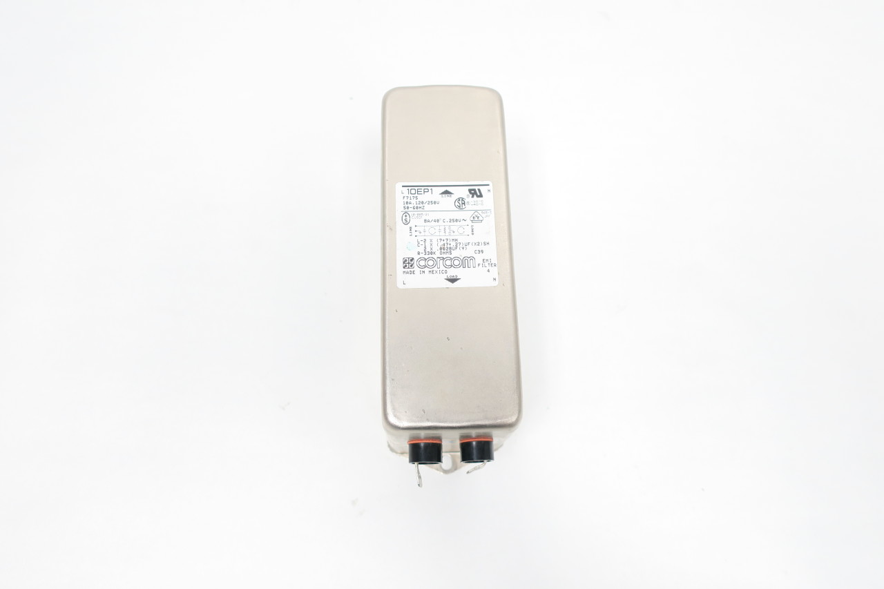 CORCOM 10EP1 10A AMP 120/250V-AC LINE FILTER - MRO INDUSTRIAL