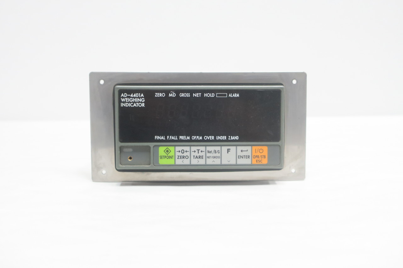 A&D AD-4401A DIGITAL WEIGHING INDICATOR OTHER PLC AND DCS MODULE - MRO ...