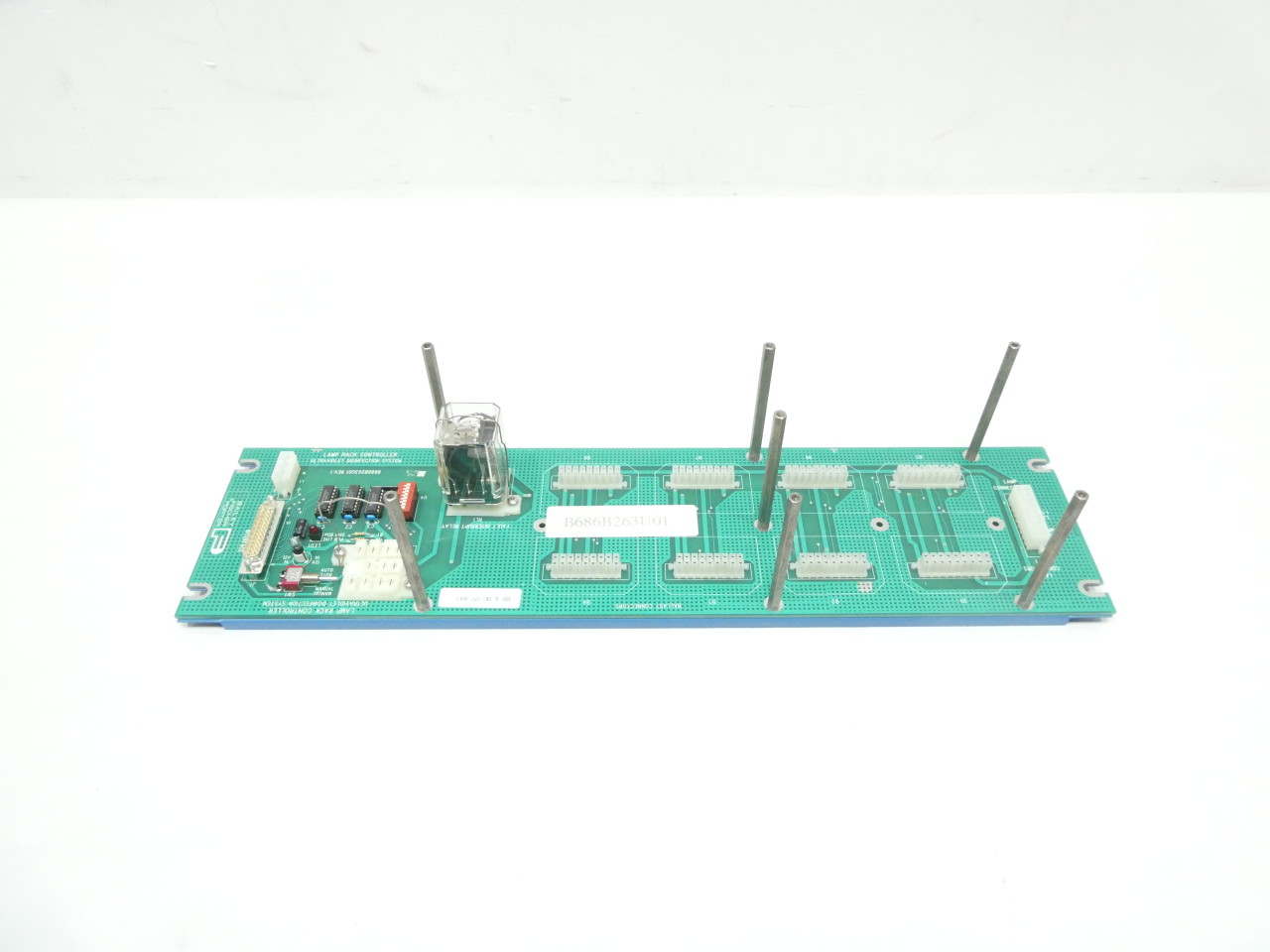 FISCHER PORTER B686B263U01 LAMP RACK CONTROLLER REV 1 PCB CIRCUIT BOARD ...