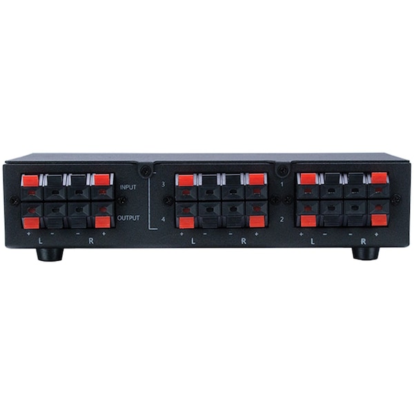 Helios Impedance Matching Speaker Selector 4 Zones - AS-SS4 - FerreDepot