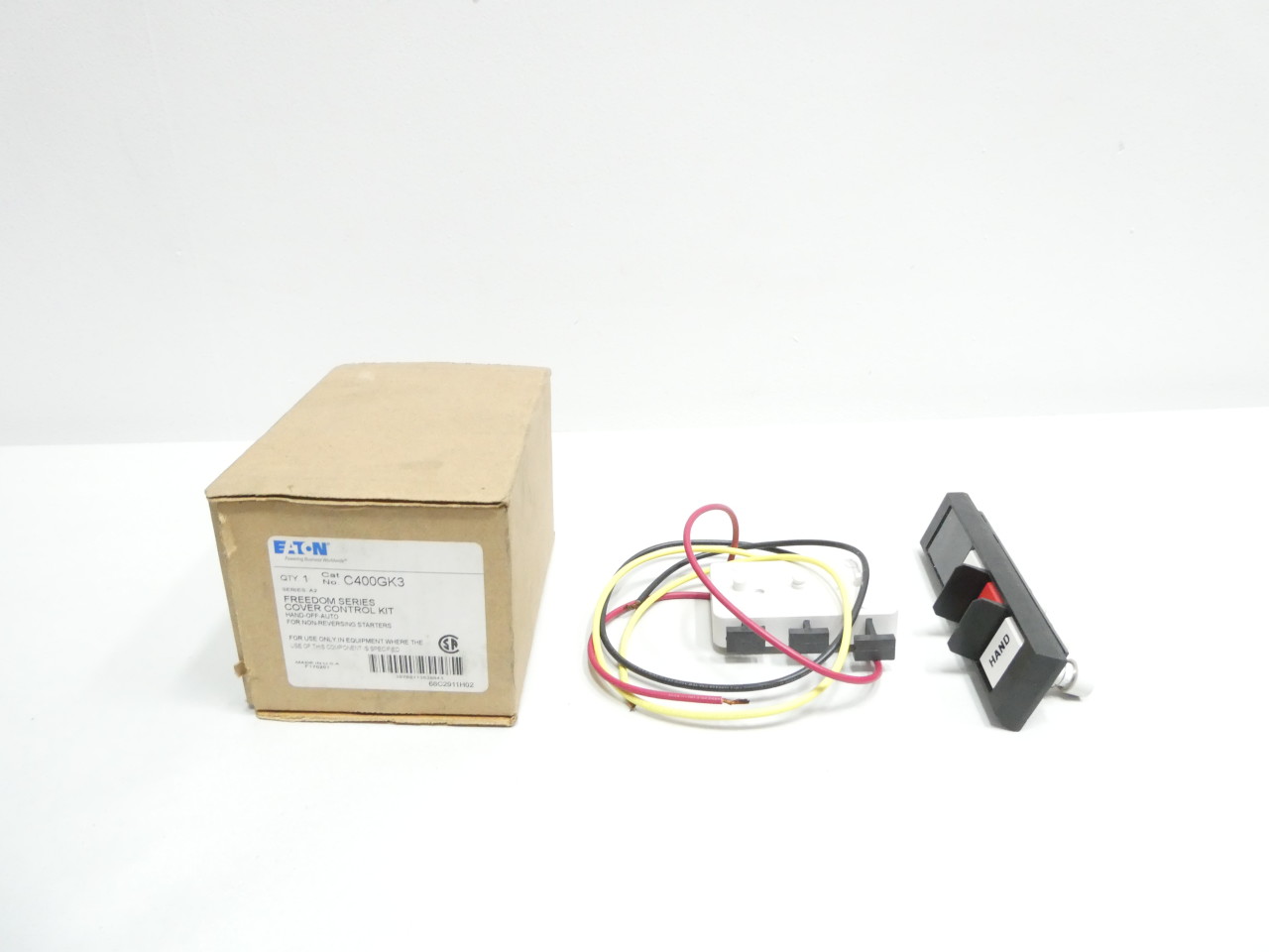 EATON C400GK3 COVER CONTROL KIT HAND-OFF-AUTO PUSHBUTTON - MRO INDUSTRIAL