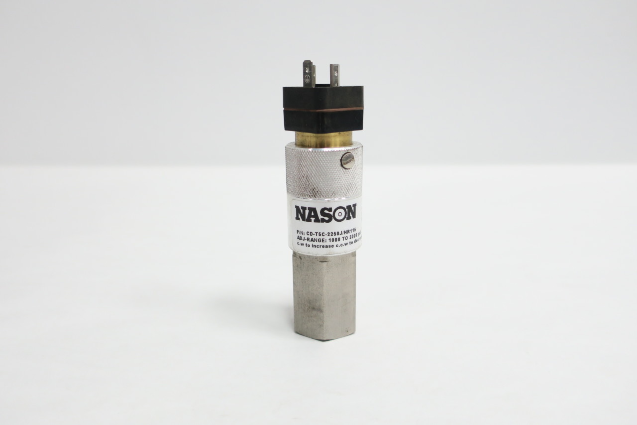 NASON CD-T5C-2250J/HR115 3/8IN 1000-3000PSI PRESSURE SWITCH - MRO ...