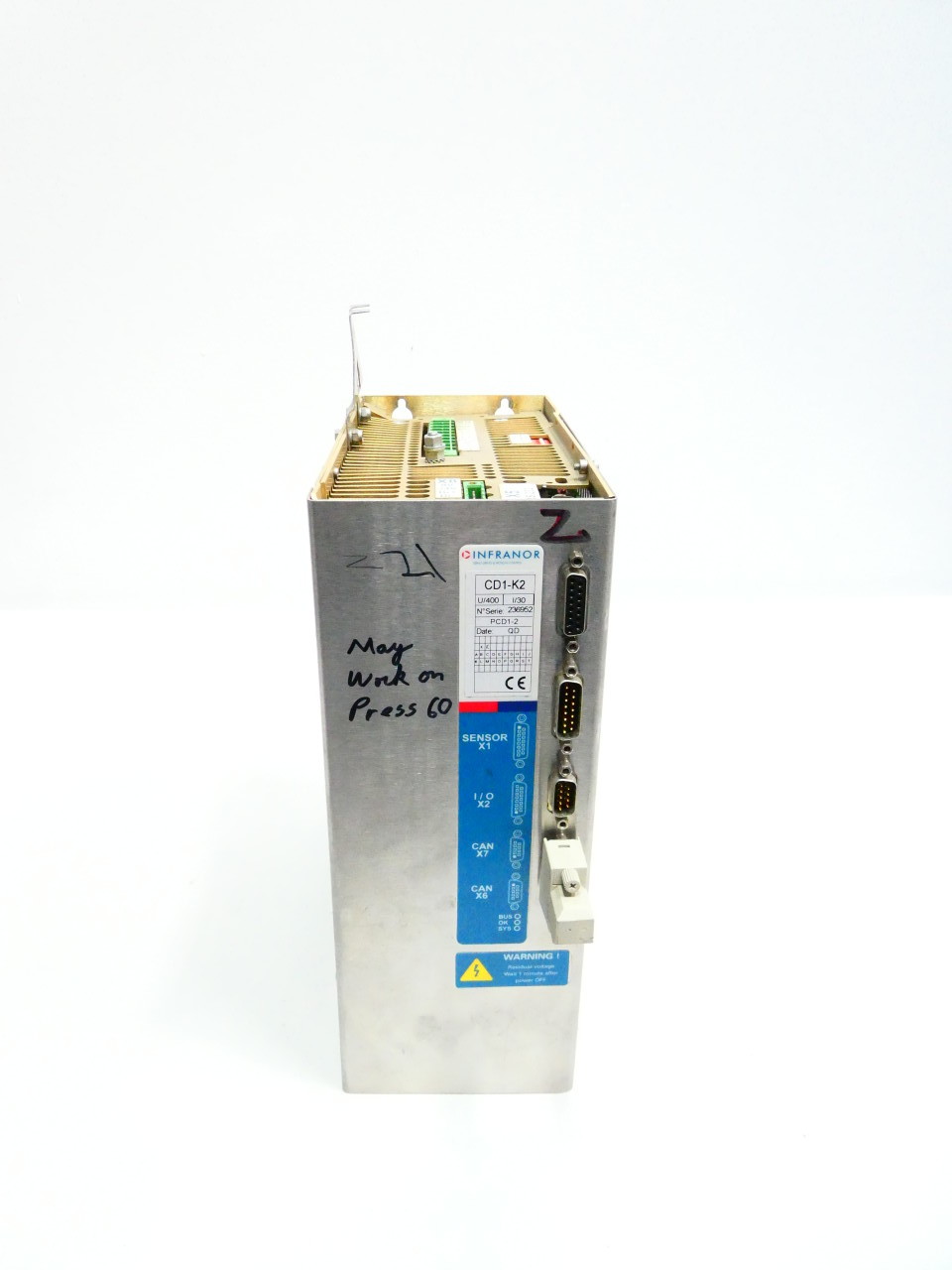 INFRANOR CD1-K2 400/30 SERVO DRIVES AND AMPLIFIER - MRO INDUSTRIAL