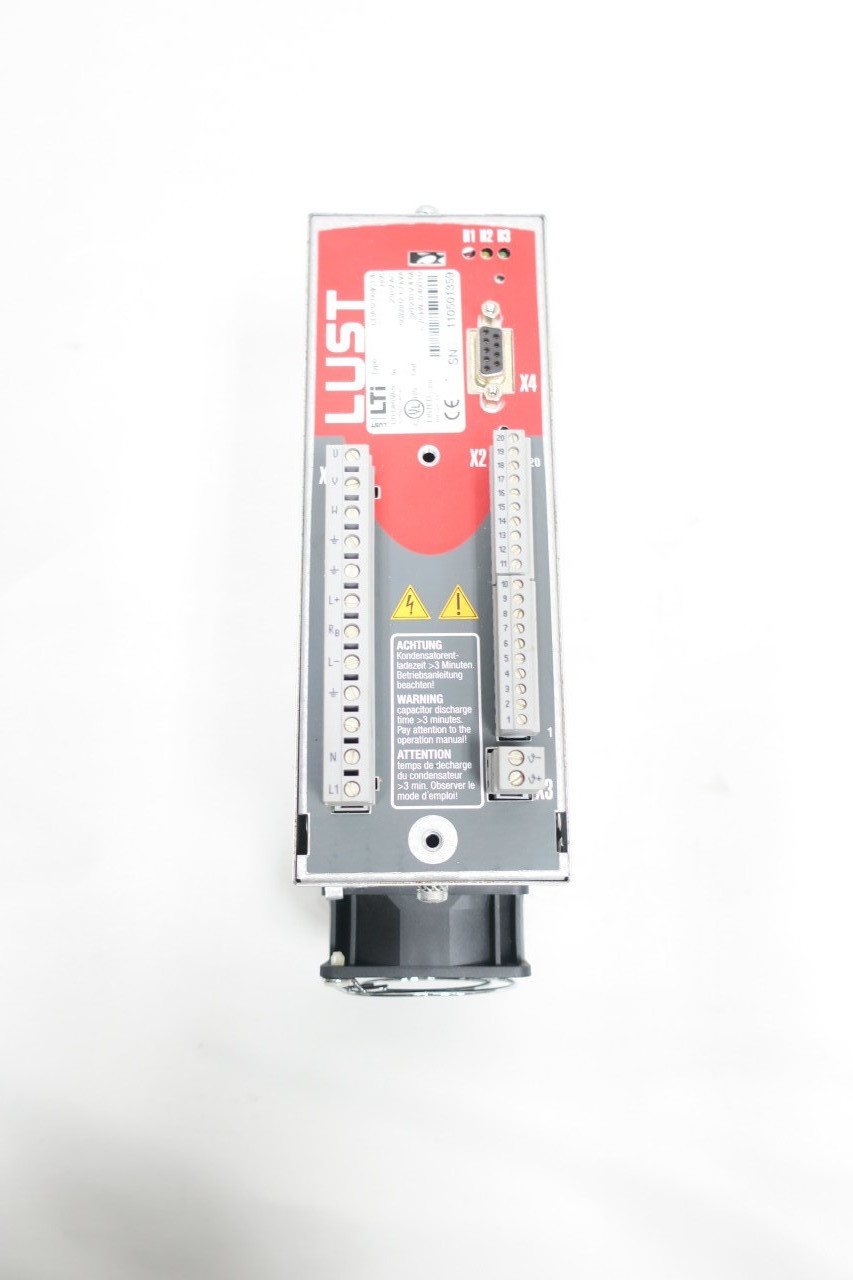 LUST CDA32.004C1.4 230V-AC 0-230V-AC 3/4KW SERVO DRIVES AND AMPLIFIER ...
