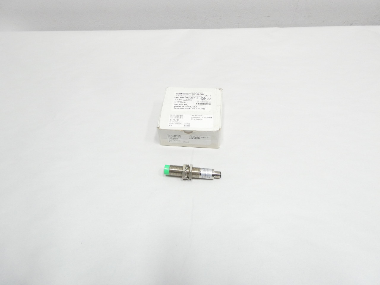 C3 CONTROLS CPS-N18TMU-ZCP10 10-30V-DC PROXIMITY SWITCH - MRO INDUSTRIAL