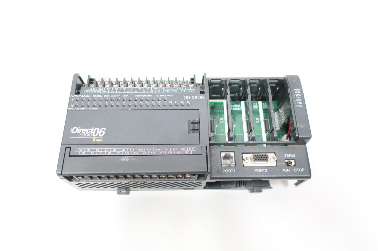 KOYO D0-06DR DIRECT LOGIC 06 PROGRAMMABLE CONTROLLER MODULE - MRO INDUSTRIAL