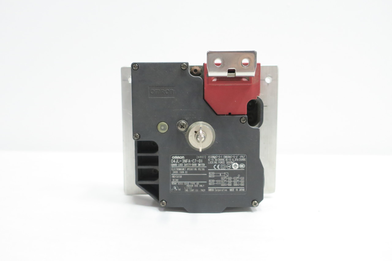 OMRON D4JL-3NFA-C7-01 GUARD LOCK SAFETY-DOOR 24V-DC OTHER SWITCH - MRO ...