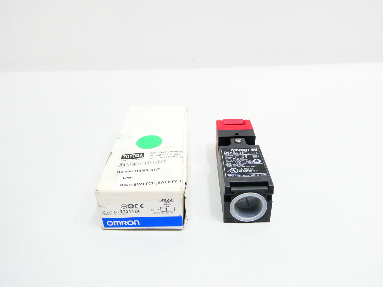 OMRON D4NS-1AF INTERLOCK SAFETY DOOR SWITCH 240V-AC 250V-DC OTHER ...