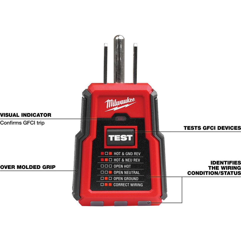 Milwaukee Tool Circuit Continuity & Voltage Testers: Tester Type ...