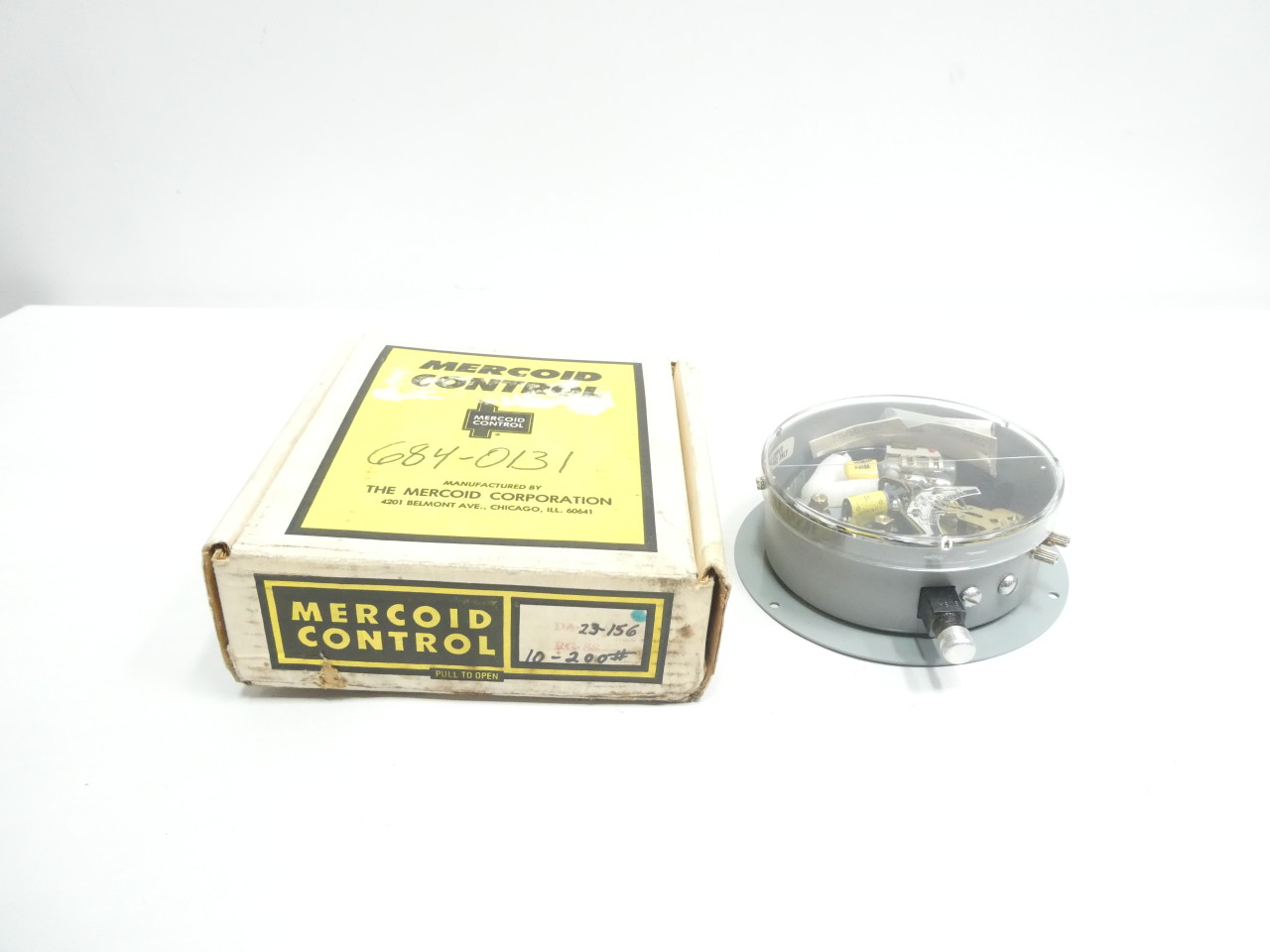 MERCOID DA-23-156-RG-8S 10-200PSI 120/240V-AC PRESSURE SWITCH - MRO ...