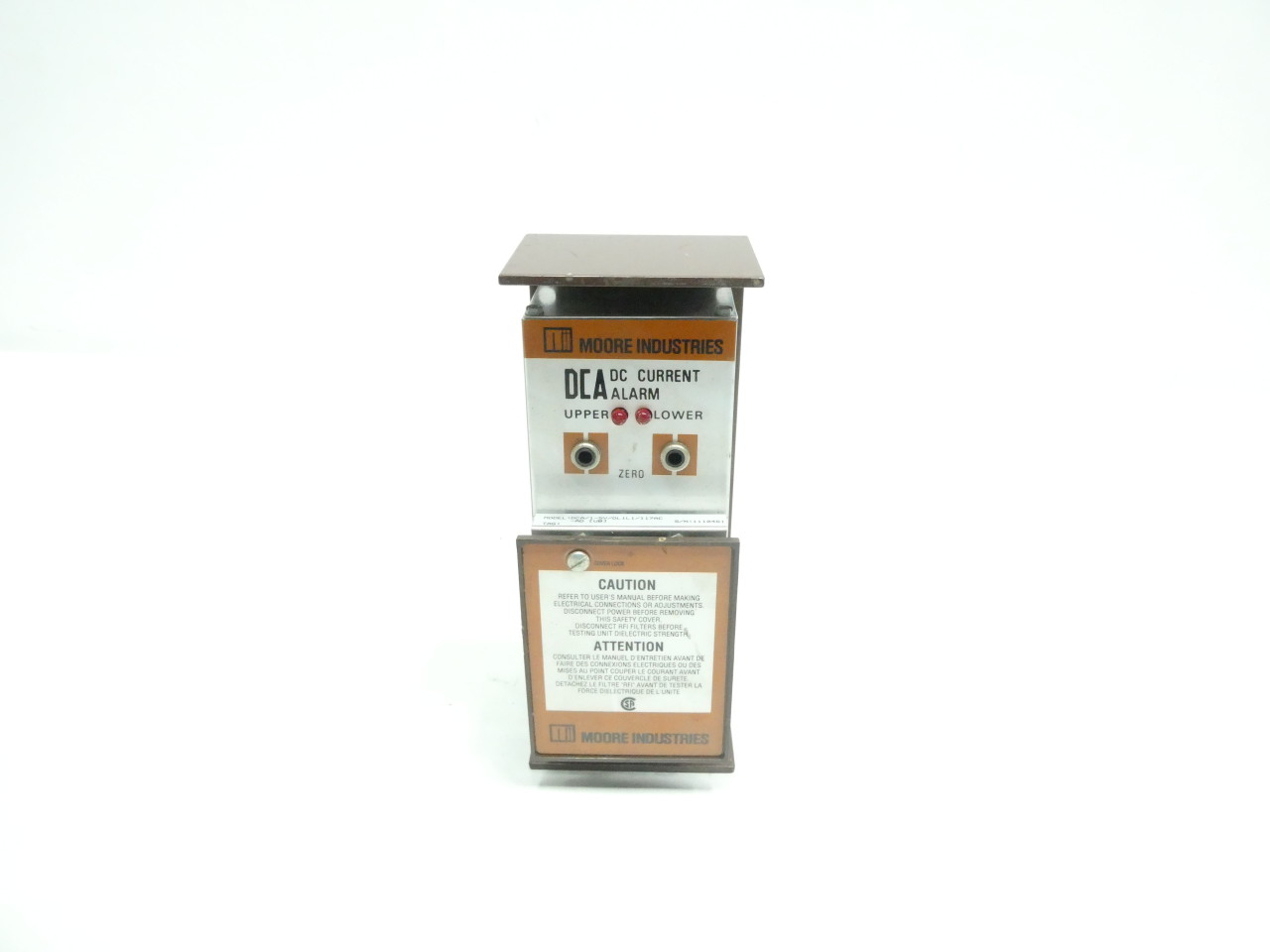 MOORE DCA/1-5V/DL1L1/117AC-AD DC CURRENT ALARM OTHER PLC AND DCS MODULE ...