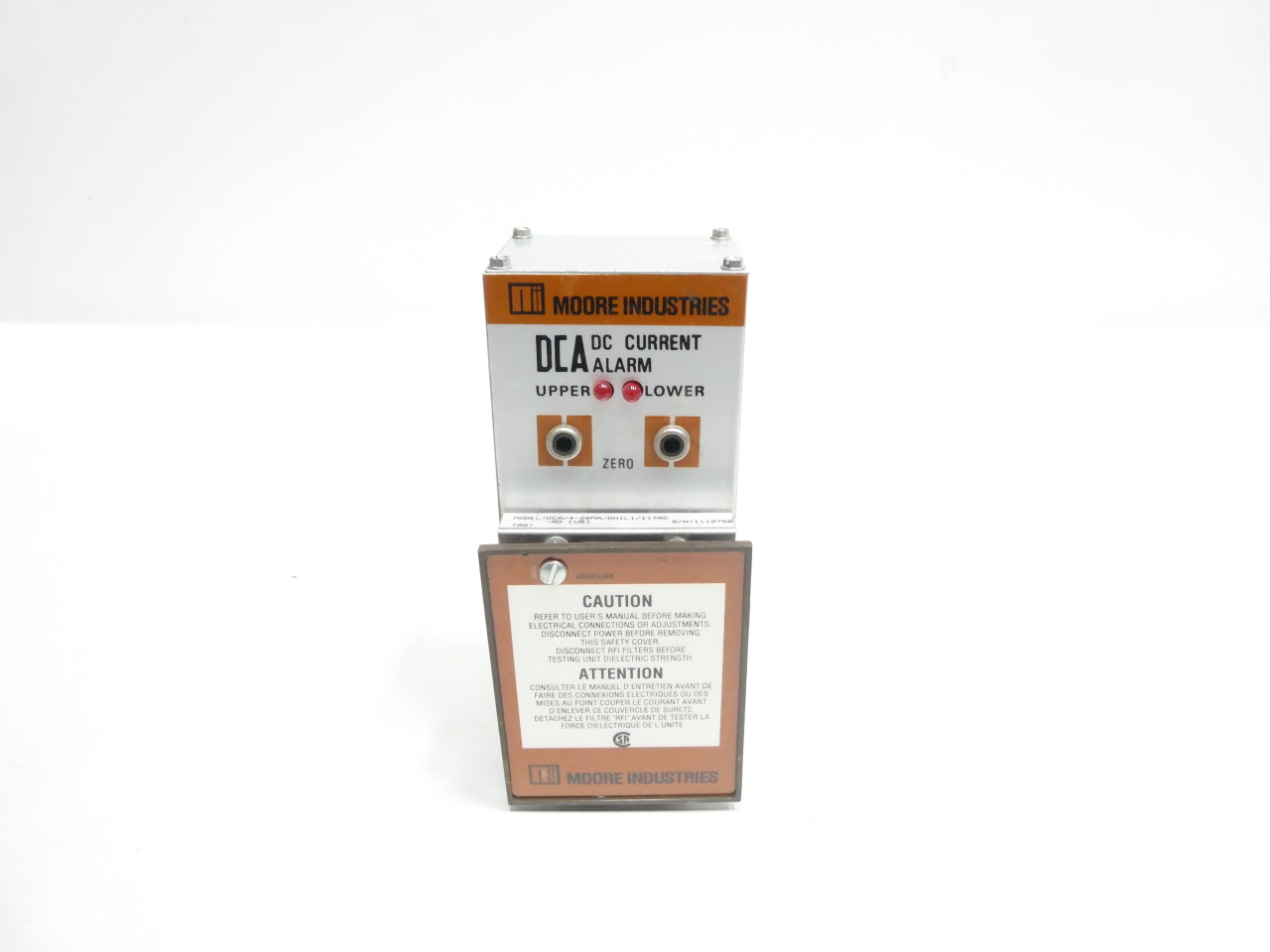 MOORE DCA/4-20MA/DH1L1/117AC-AD DCA DC CURRENT ALARM OTHER PLC AND DCS ...